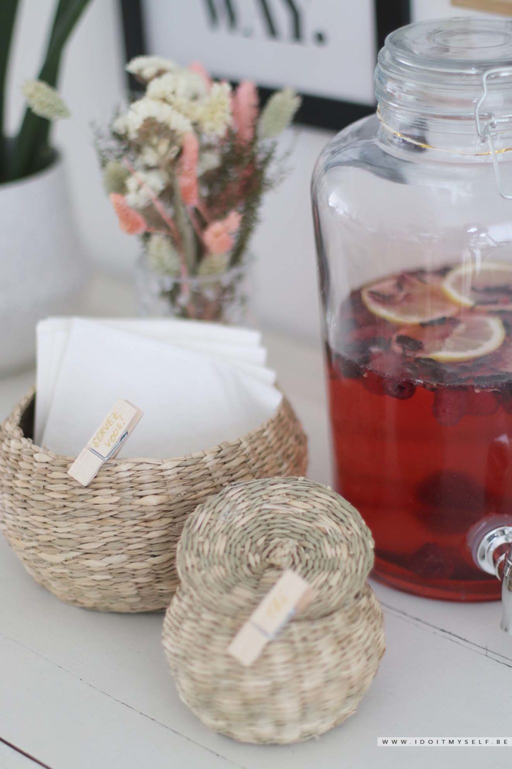 Buffet printanier - DIY déco de table super facile! - I do it myself