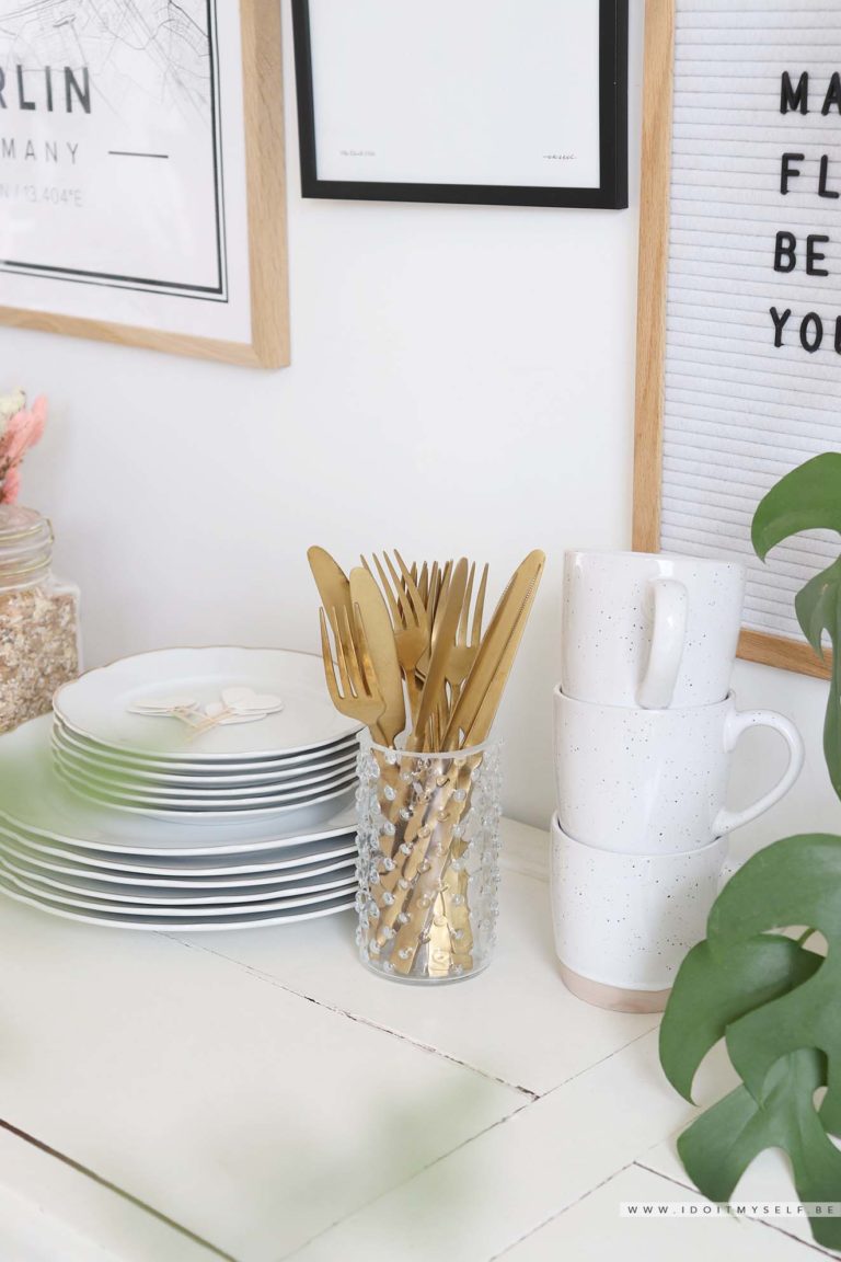 Buffet printanier - DIY déco de table super facile! - I do it myself